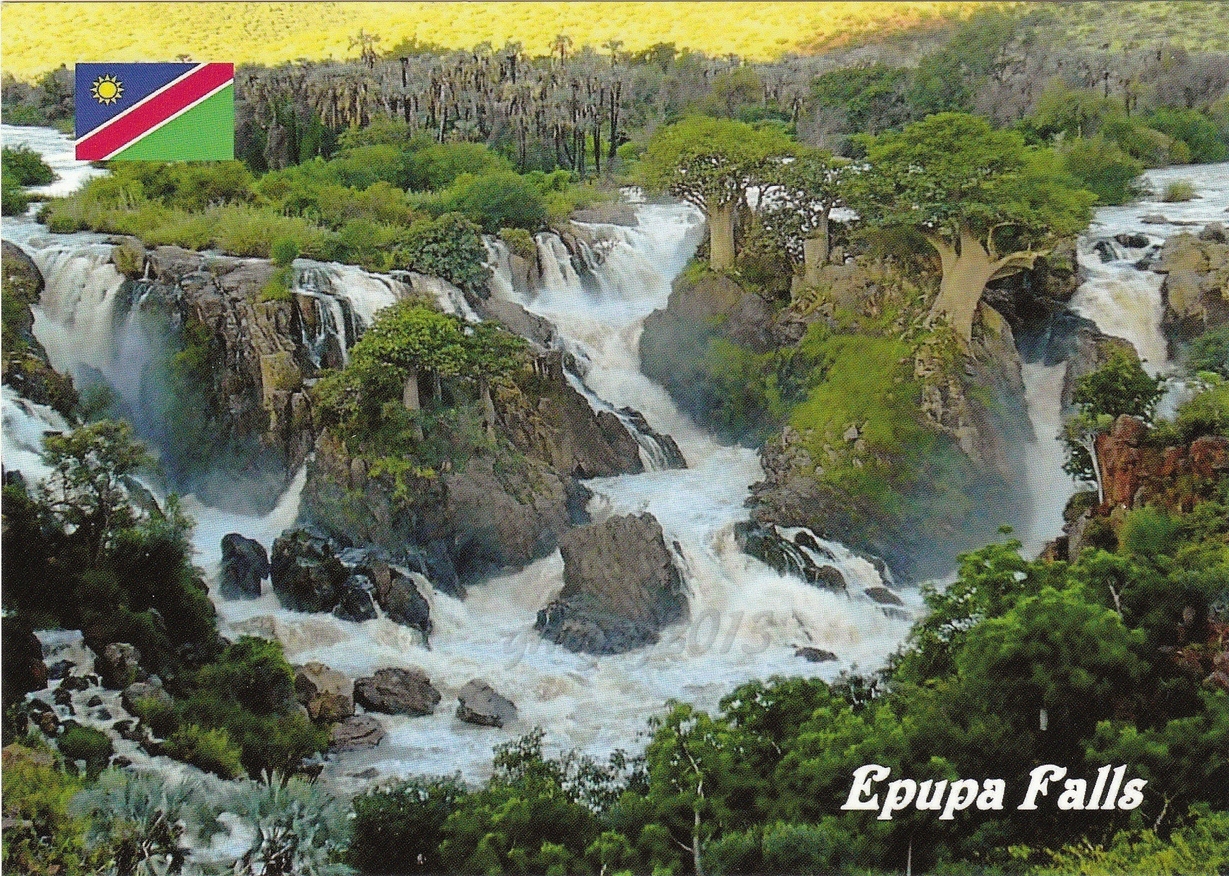 Postcards of the world - waterfalls & caves ...: Namibia ...