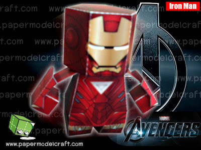 papermodel2u by Petchpaper: Free Paper Model :: The Avengers :: Iron Man