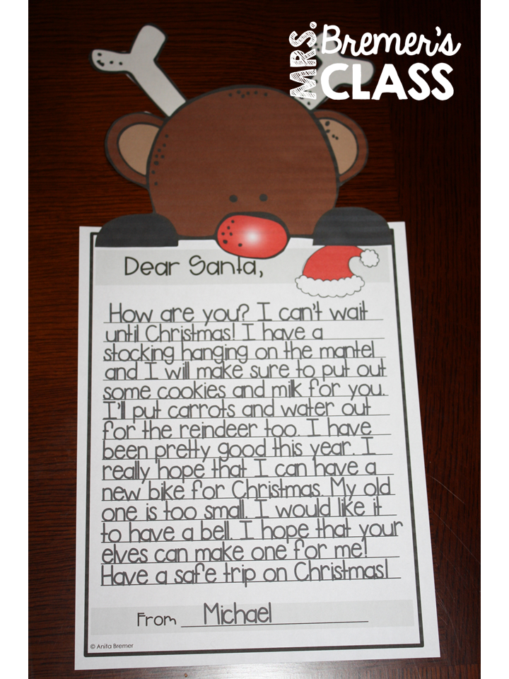 Letters to Santa! | Mrs. Bremer's Class