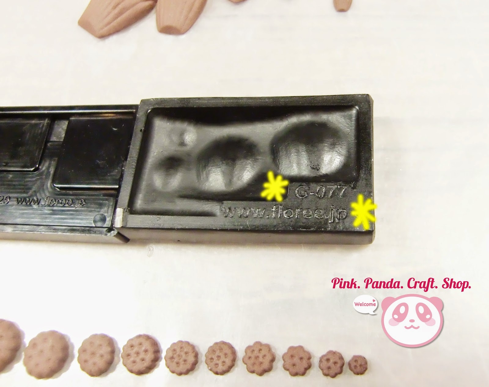 PinkPandaCraftShop: Pink Panda Review: Floree clay molds & Padico ...