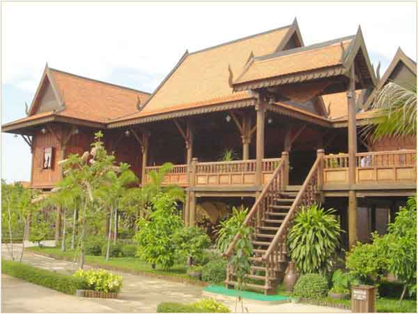 CAMBODIA.MYANMAR.PHILIPINE: Khmer House (Cambodia)