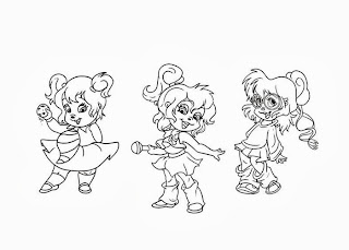 Chipettes coloring pages for kids | Free Coloring Pages and Coloring ...