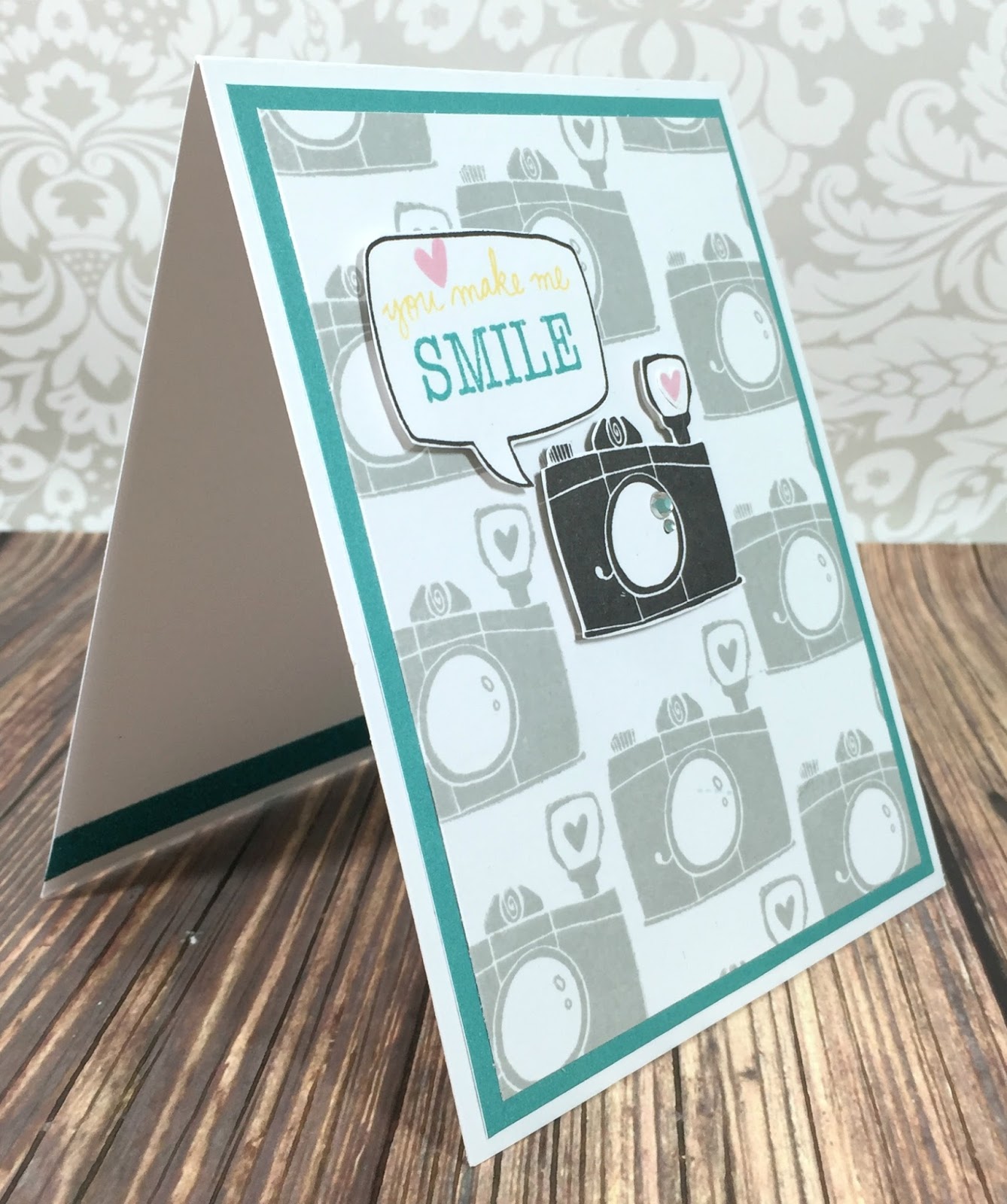Courtney Lane Designs: You Make Me Smile Card