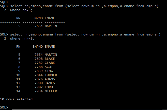 Tutorial IT Point: SQL Rownum Pseudo Column Tutorial IT Point: SQL Rownum Pseudo Column