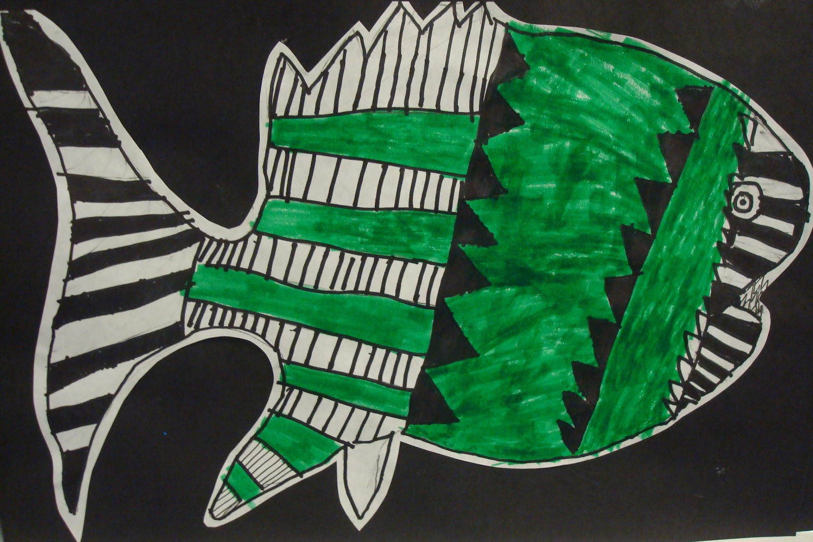 Art with Mrs. King: Fish Design