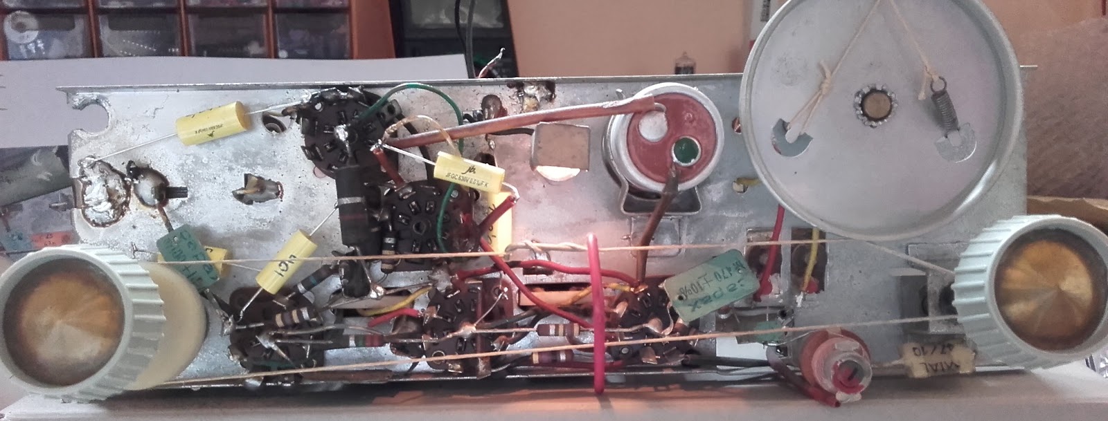 IK1ZYW Labs: RD-160: capacitors replaced