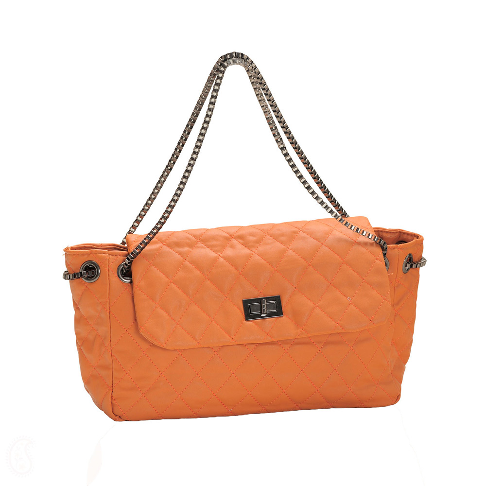 Stylish Orange Hand Bag | Here Everythink Is Stylish