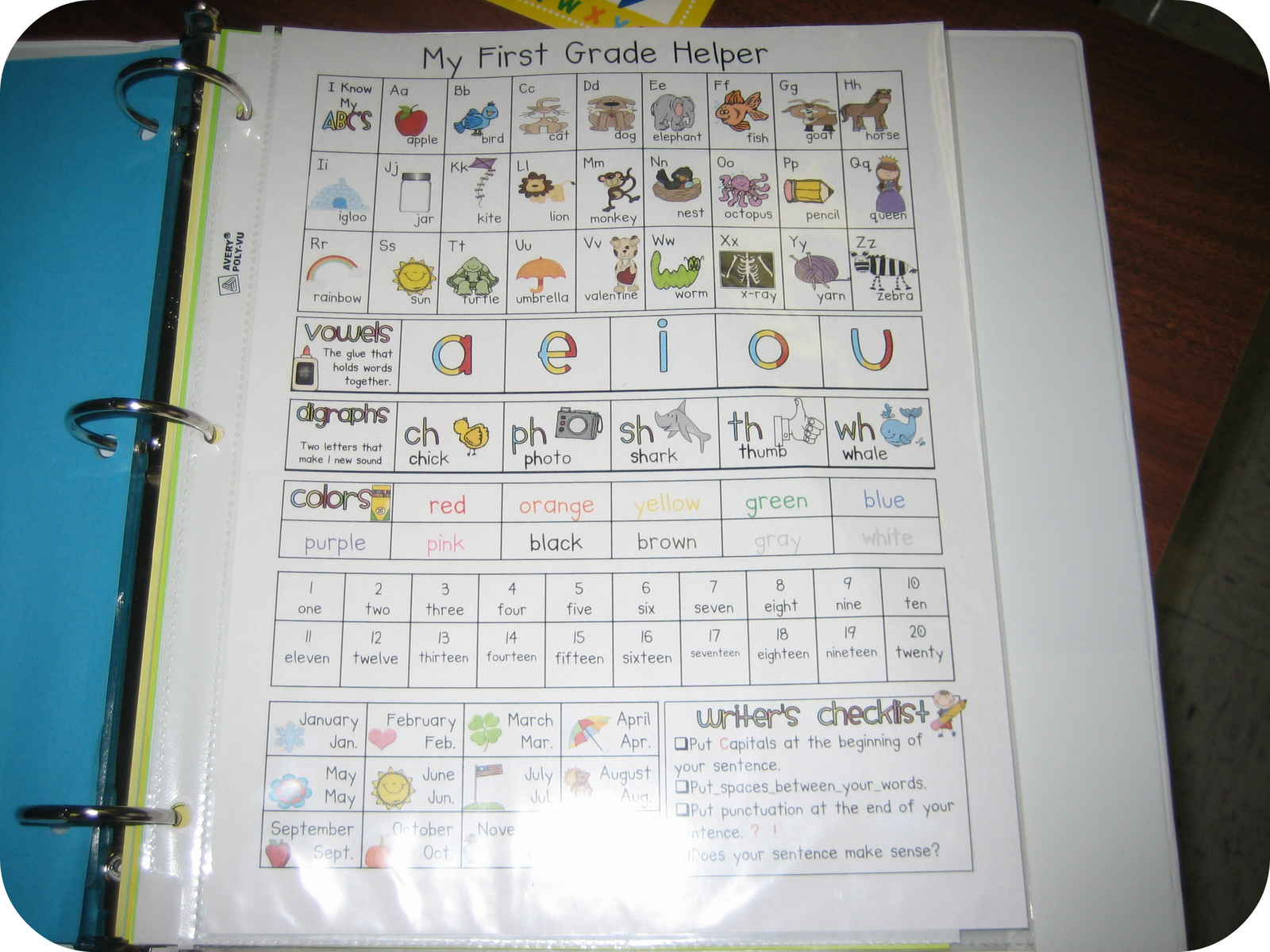 Mrs. Reynolds & the Firsties!