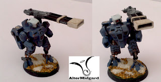 AlterMidgard Custom Playmats: Tau custom weapons and mounts