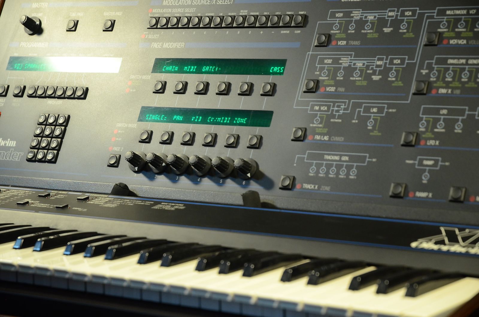 MATRIXSYNTH: Oberheim Expander w/ Xk Midi controller SN G42618