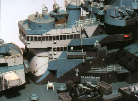 Papermodel Kapal Perang & Lain2: Papercraft USS Missouri