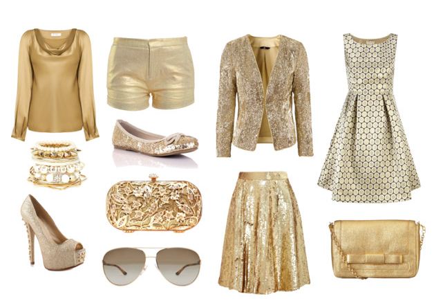 Moda Para TU Dia: Look Gold!
