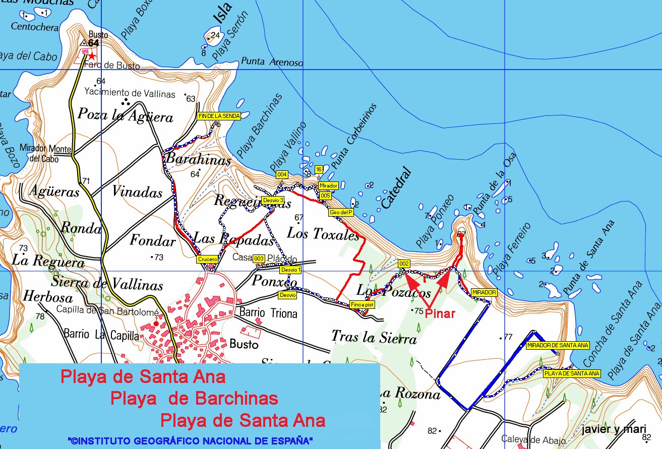 senderismo con bambi: 120 Playa de Santa Ana - Playa de Barchinas 18/08 ...