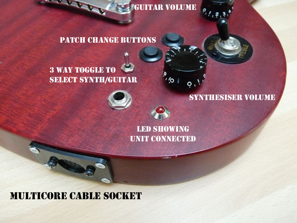 Midi Guitars: Epiphone SG - First attempt at fitting a Roland GT3 Kit