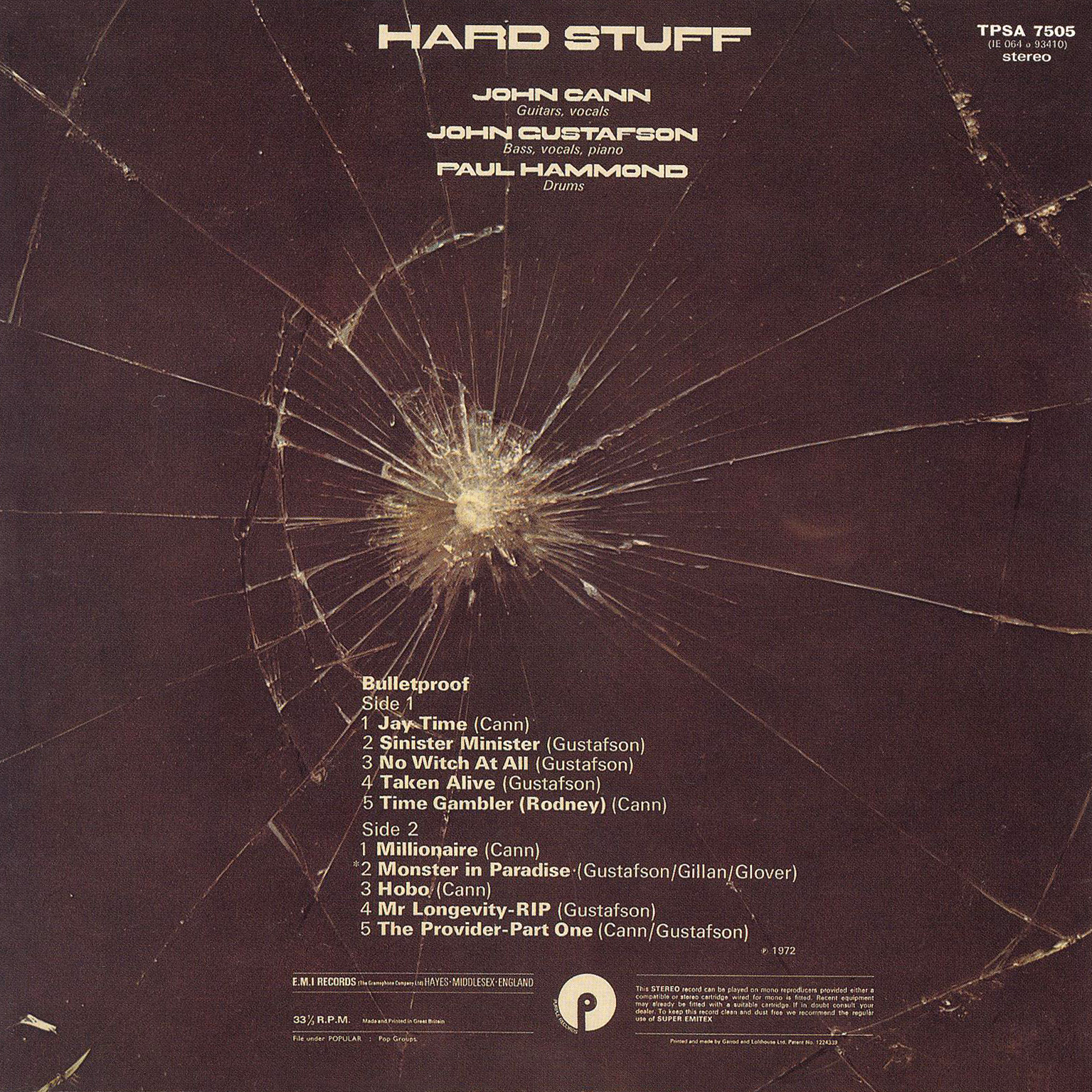 juicyjaila: Hard Stuff - Bulletproof (Great 1st Album UK 1972)