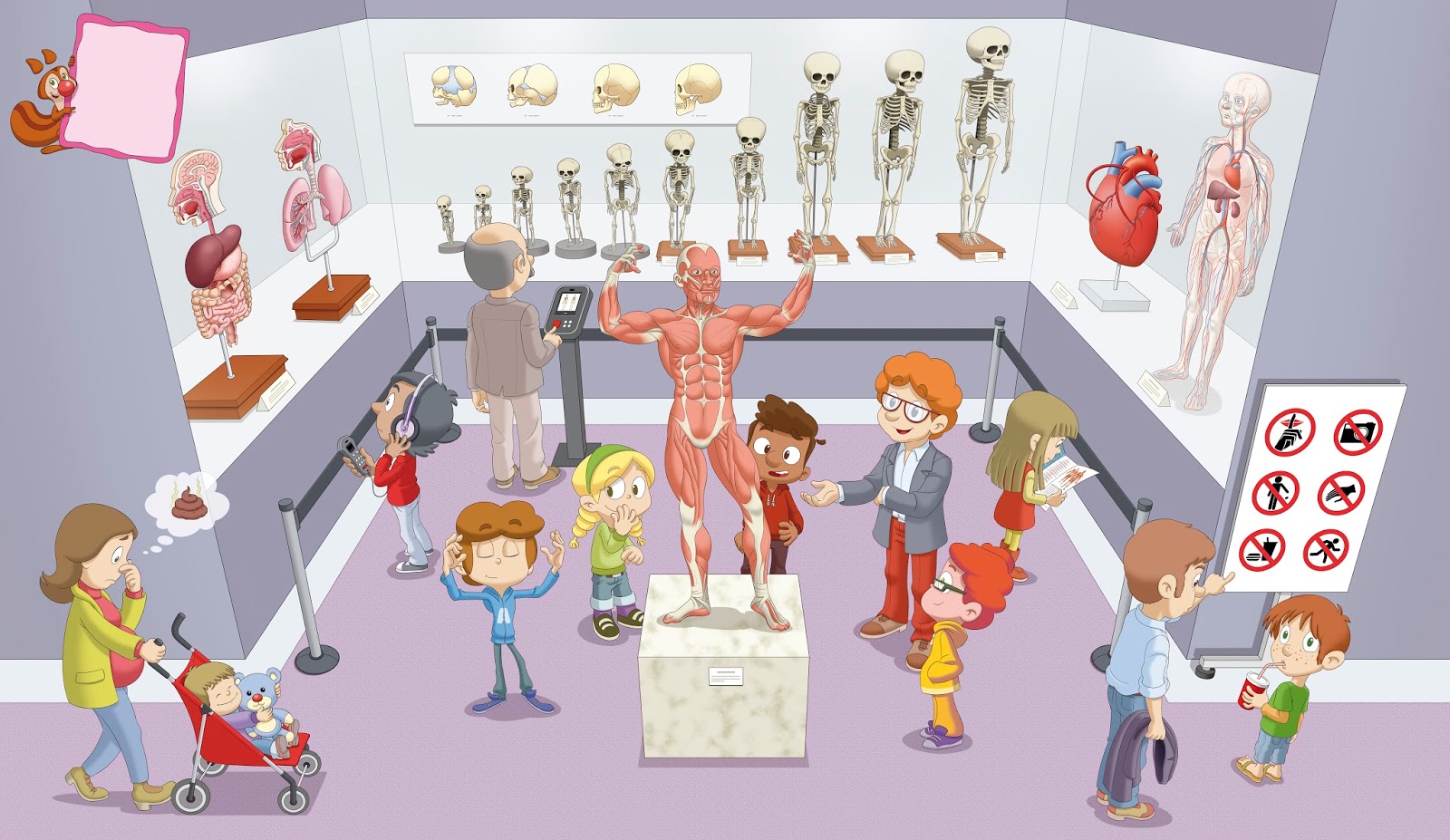 Ayerbe Ilustrador Digital: Murales Interactivos para SM Ediciones.