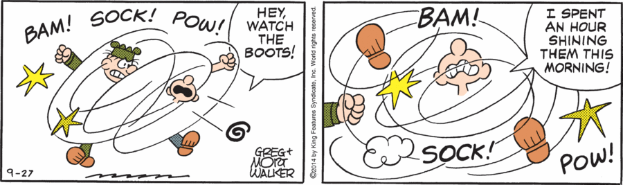 Bob Canada's BlogWorld: Why Do They Call Them Comics: Beetle Bailey