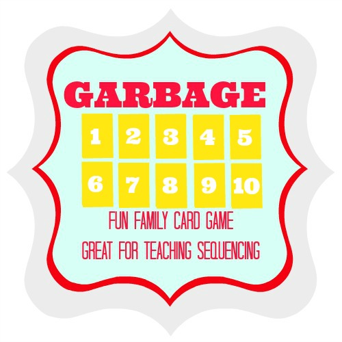BLISSFUL ROOTS: Garbage {Fun Number Sequencing Card Game For The Family}