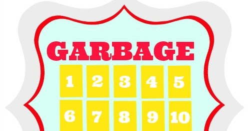 BLISSFUL ROOTS: Garbage {Fun Number Sequencing Card Game For The Family}