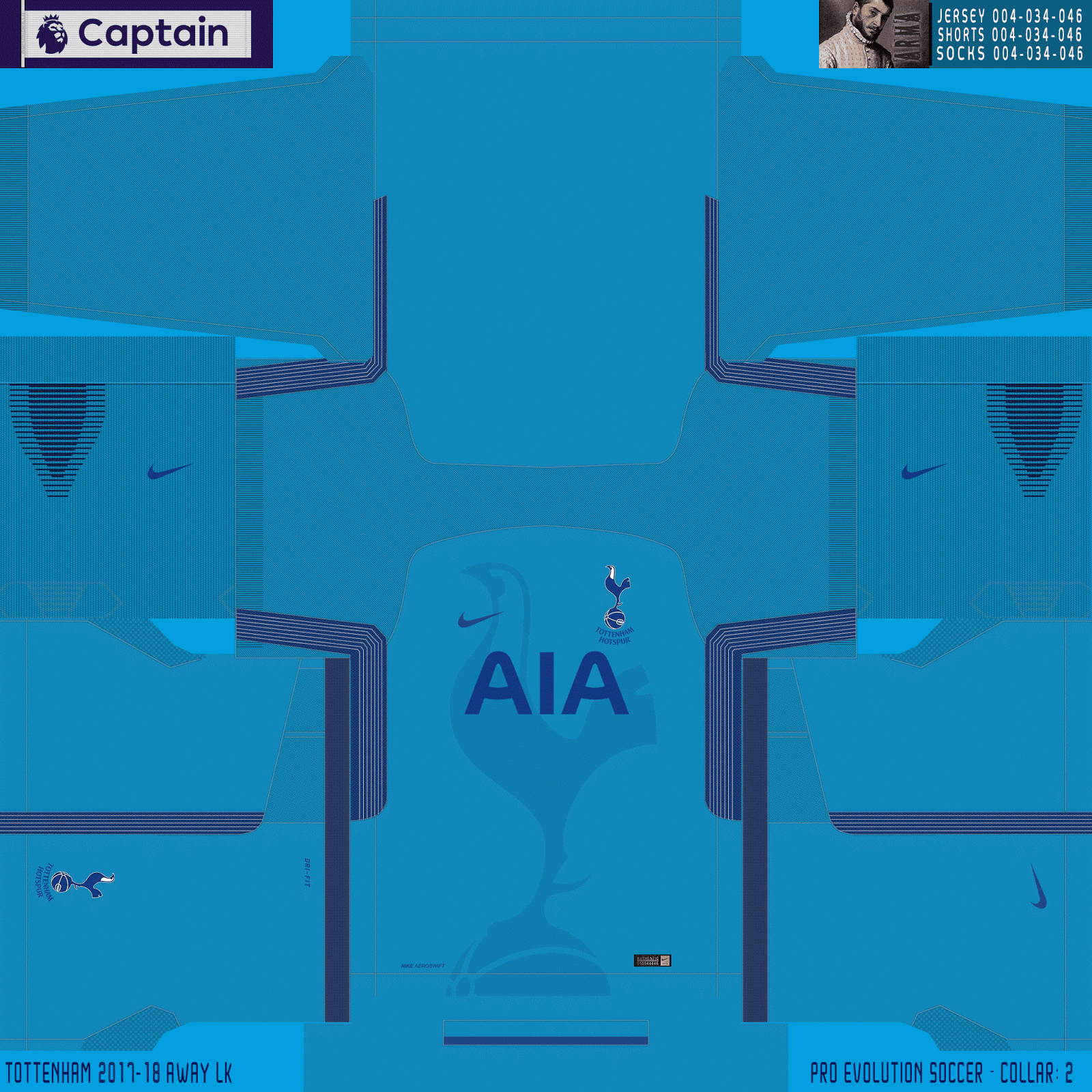 VINI MANIA PES FOREVER PC-PS3-PS4 KITS 2017-2018: Kits do Tottenham ...