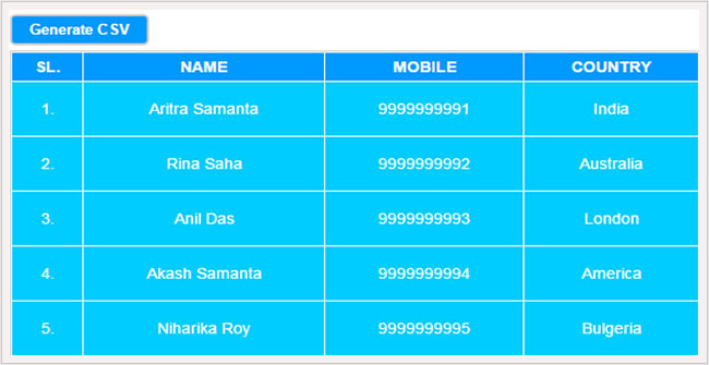 Write Data Into CSV File Using PHP Tech Blog write-data-into-csv-file-using-php-tech-blog
