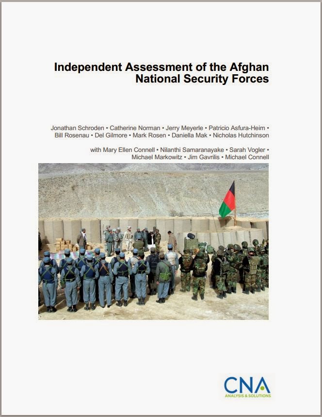 Afghan War Blog: CNA Assessment of ANSF