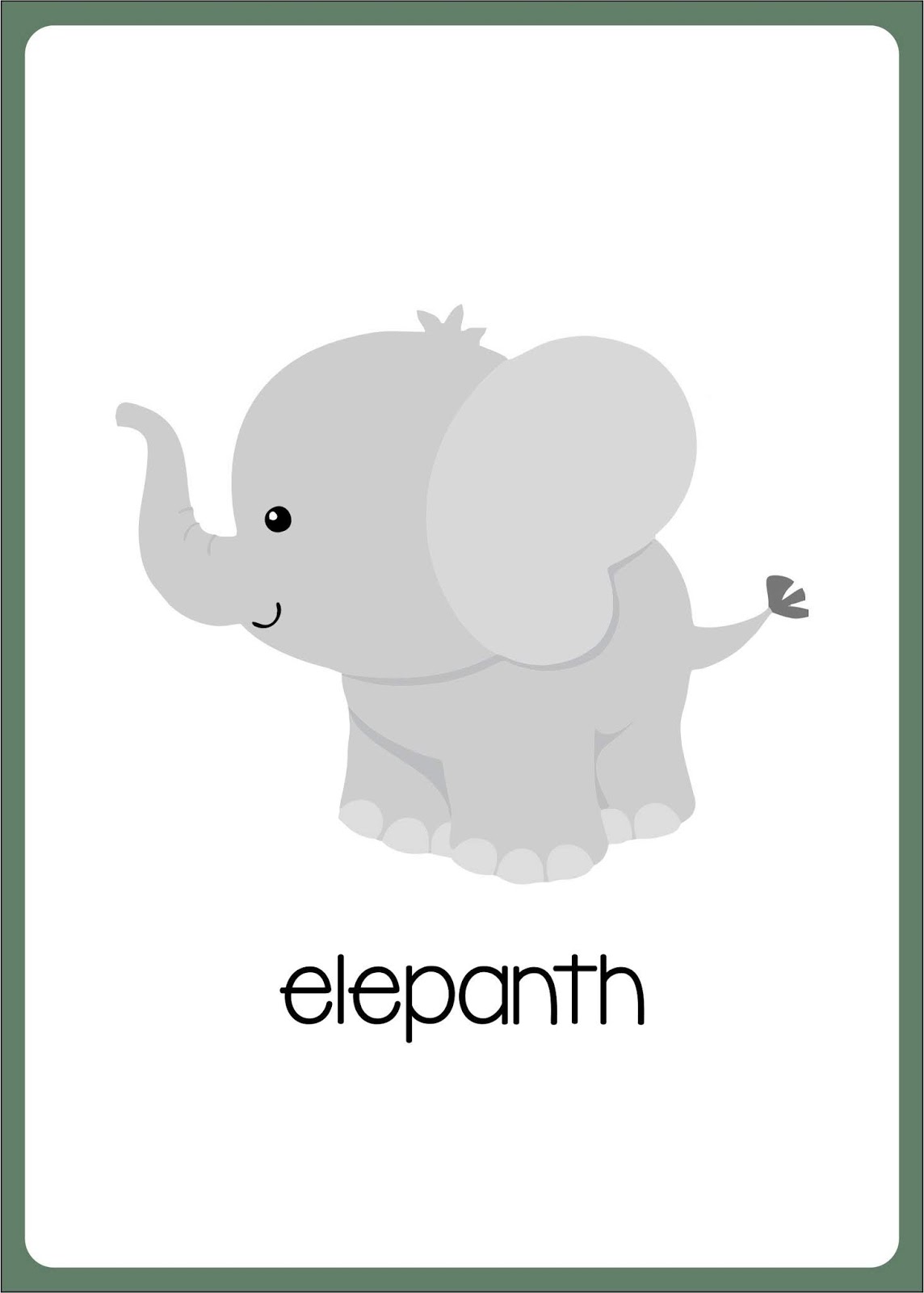 ANIMAL FLASHCARDS - BABY FIRST WORDS