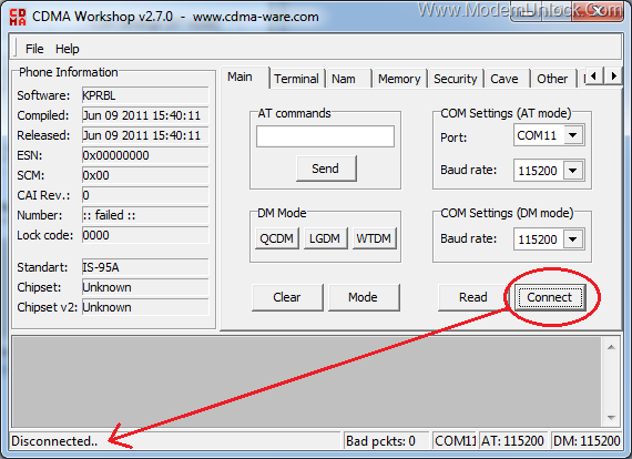 Unlock Huawei e1732 net setter modem