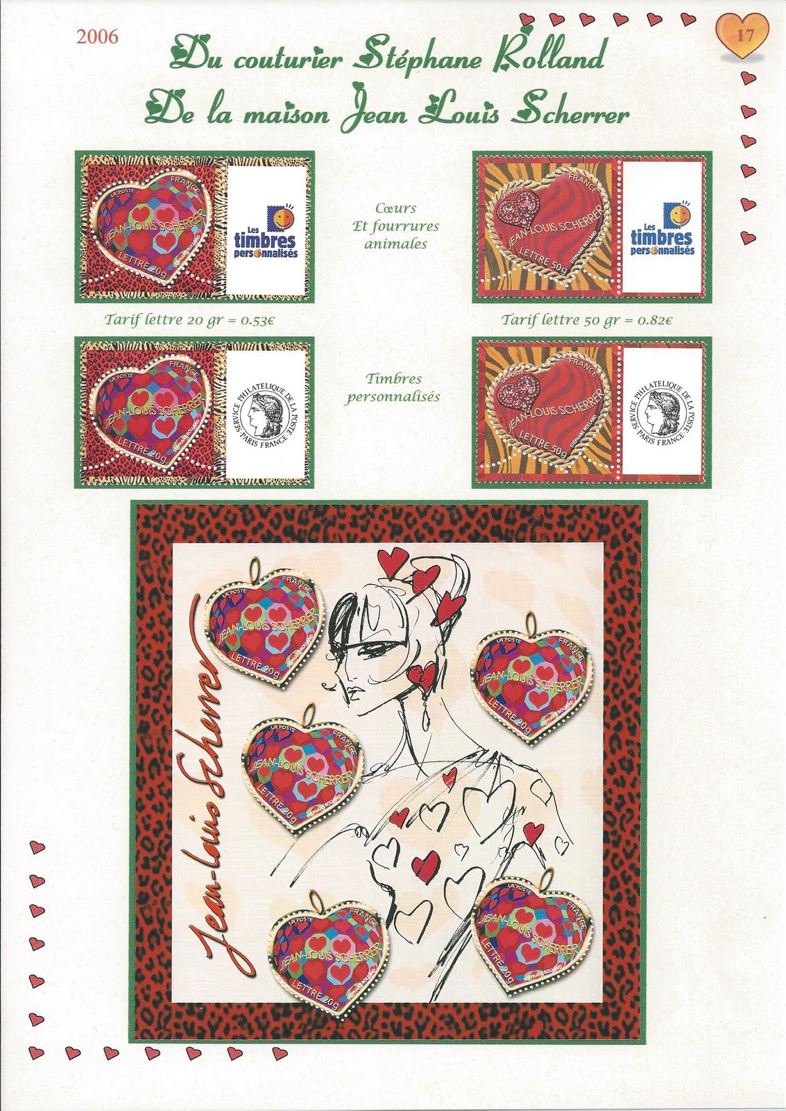 Collectionneur de timbres et de cartes postales: La Saint Valentin