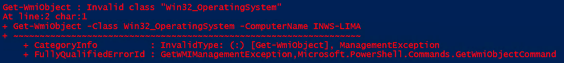 Powershell Win32_Classes Error : Invalid Class | ImpDossier