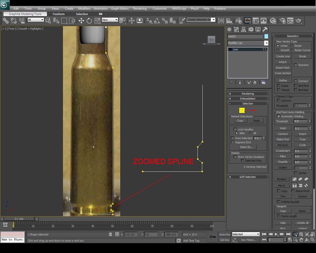 V3N0M's - 2D and 3D art: Creating a 3D Bullet