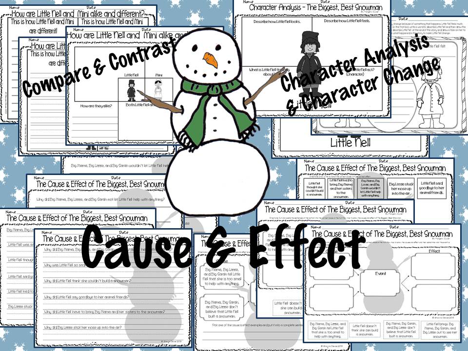 The Biggest, Best Snowman by Margery Cuyler - Teaching Ideas | The ...