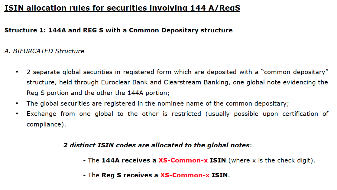 MIKIPEDIA ECONOMICS BLOG: ISIN ALLOCATION RULES FOR DEBT INSTRUMENTS ...