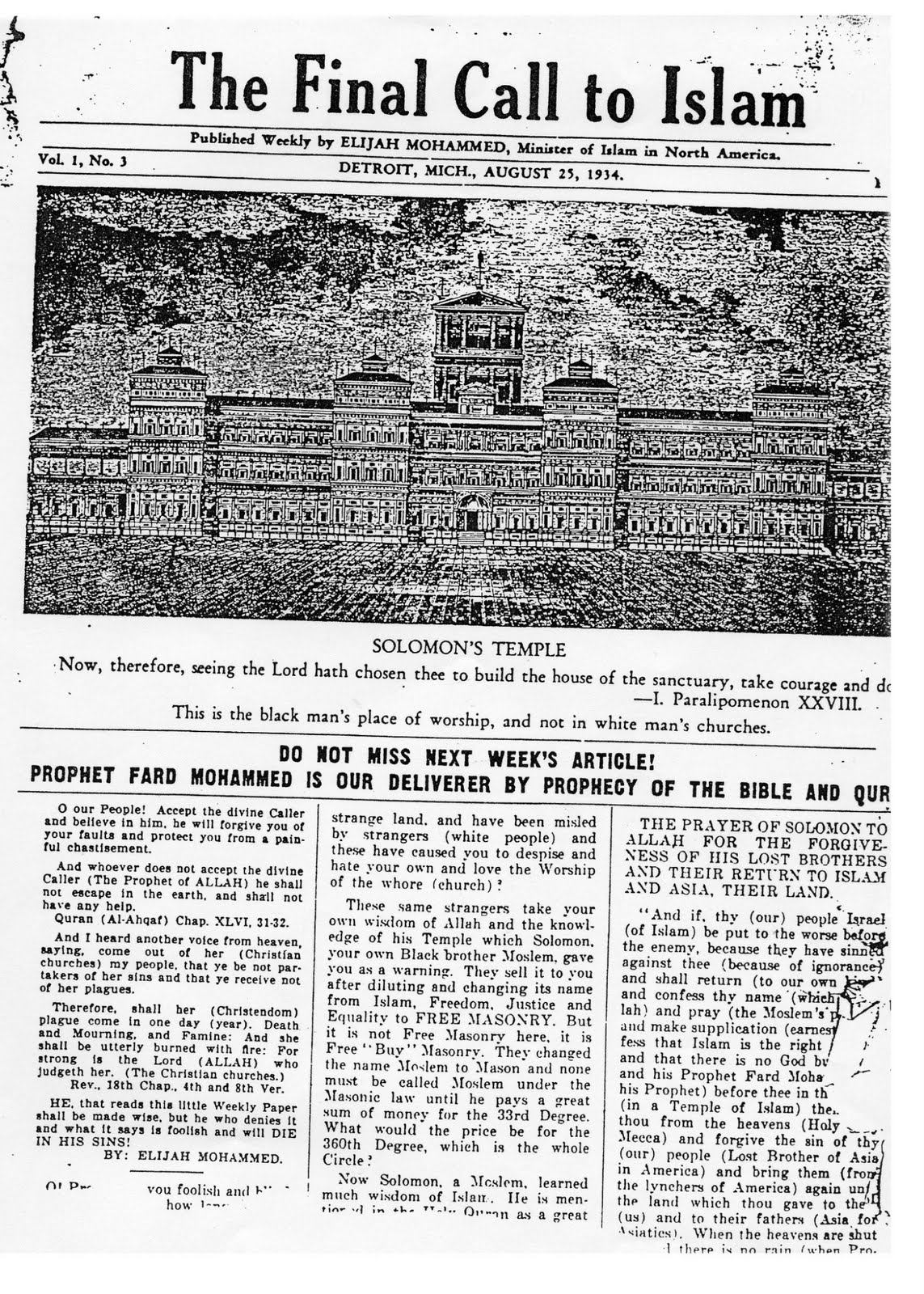 Truth Continuum: Nation of Islam's Founder Was Afghani; Suffered from ...