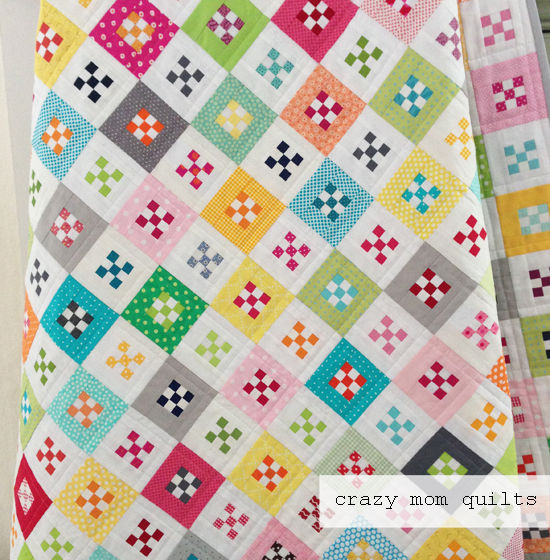 crazy mom quilts: mini nines quilt