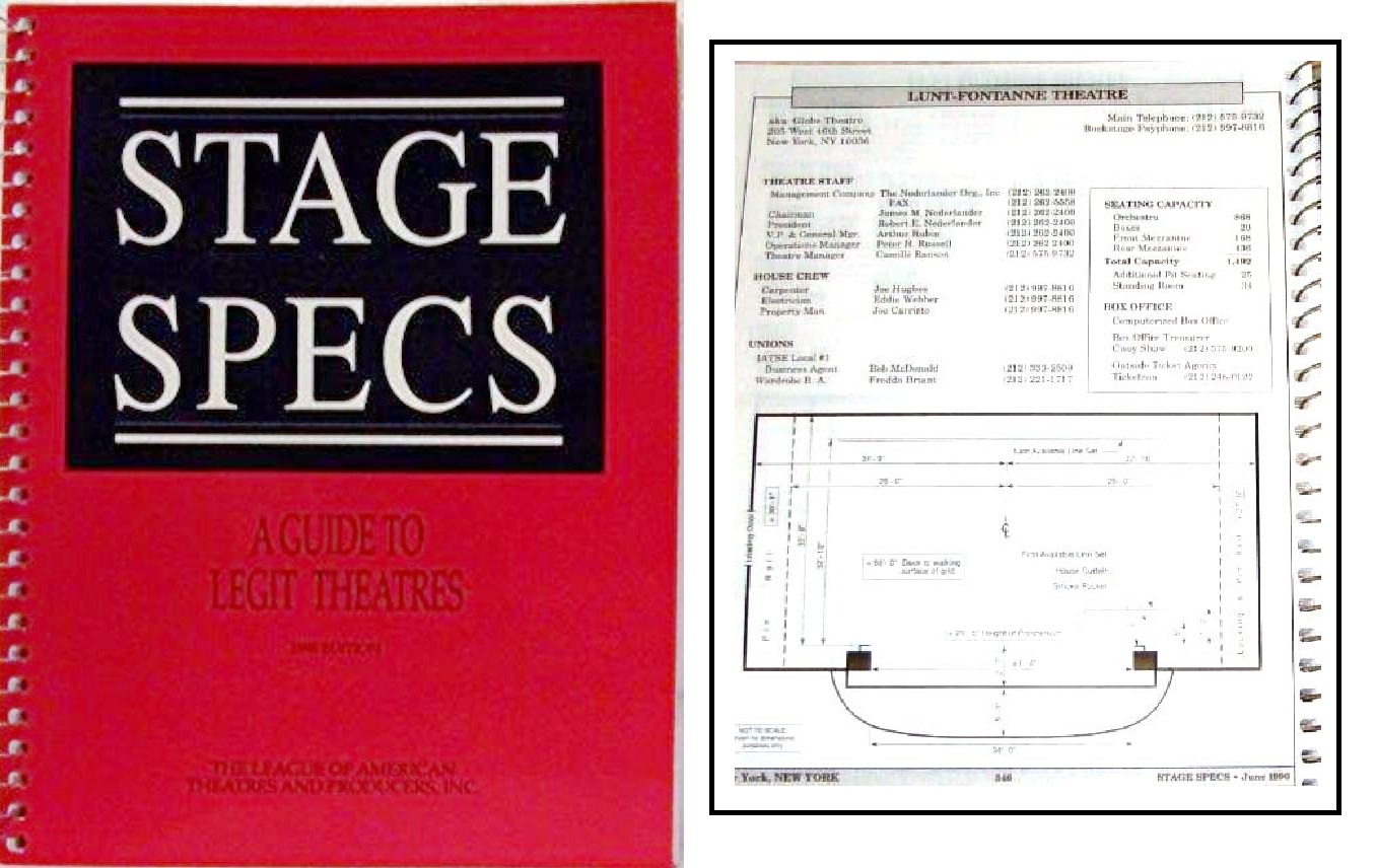 VINTAGE THEATRE CATALOGS: 1949 STAGE SPECS -- ATPAM THEATRE ARENA AND ...