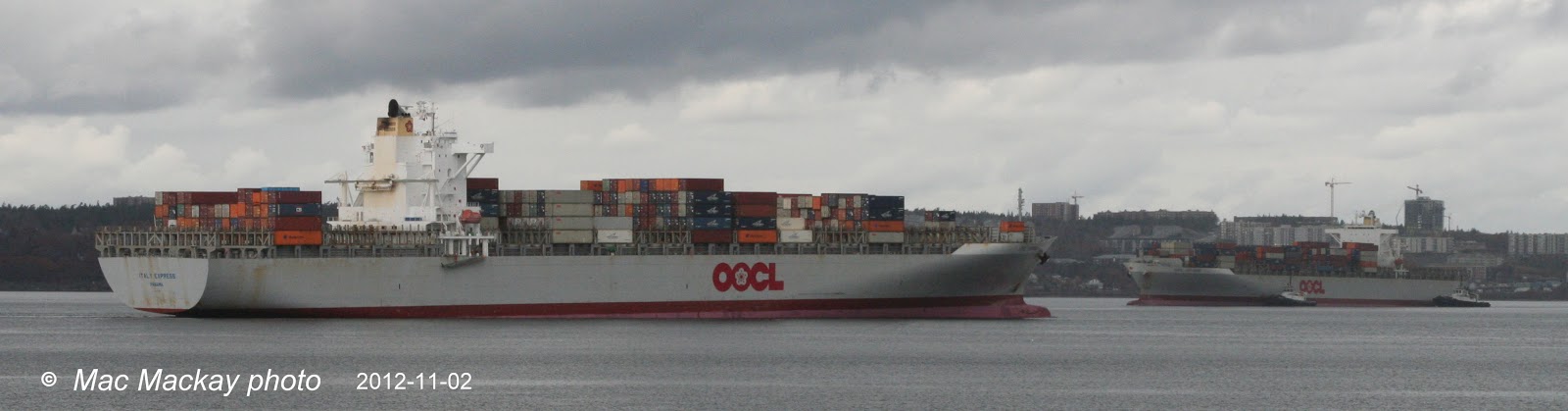 Shipfax: Busan Express - new to Halifax