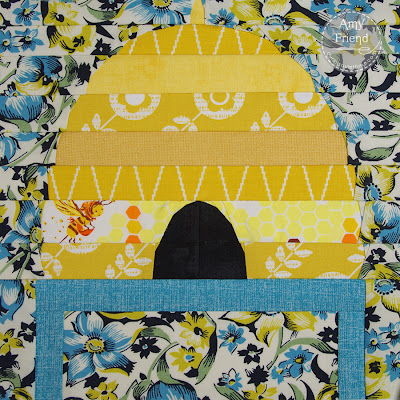 Bee Skep Paper Pieced Pattern | During Quiet Time
