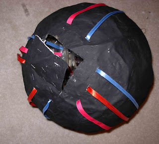 Crack of Dawn Crafts: Spy Party: Make a Pull String Bomb Pinata