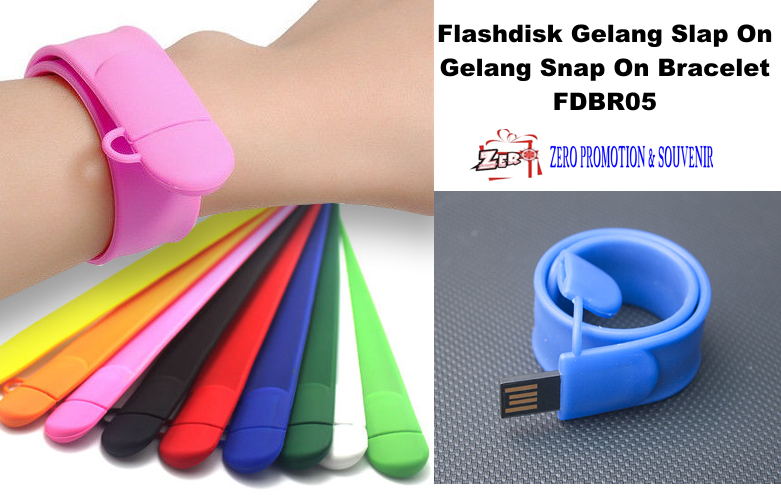 Jual Flashdisk Gelang Slap On / Gelang Snap On Bracelet FDBR05 ...