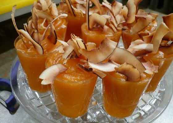 Cómo preparar dulce de batata con coco