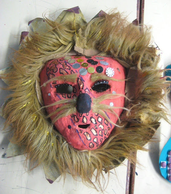 Student Artwork: Year 7 Mask Project