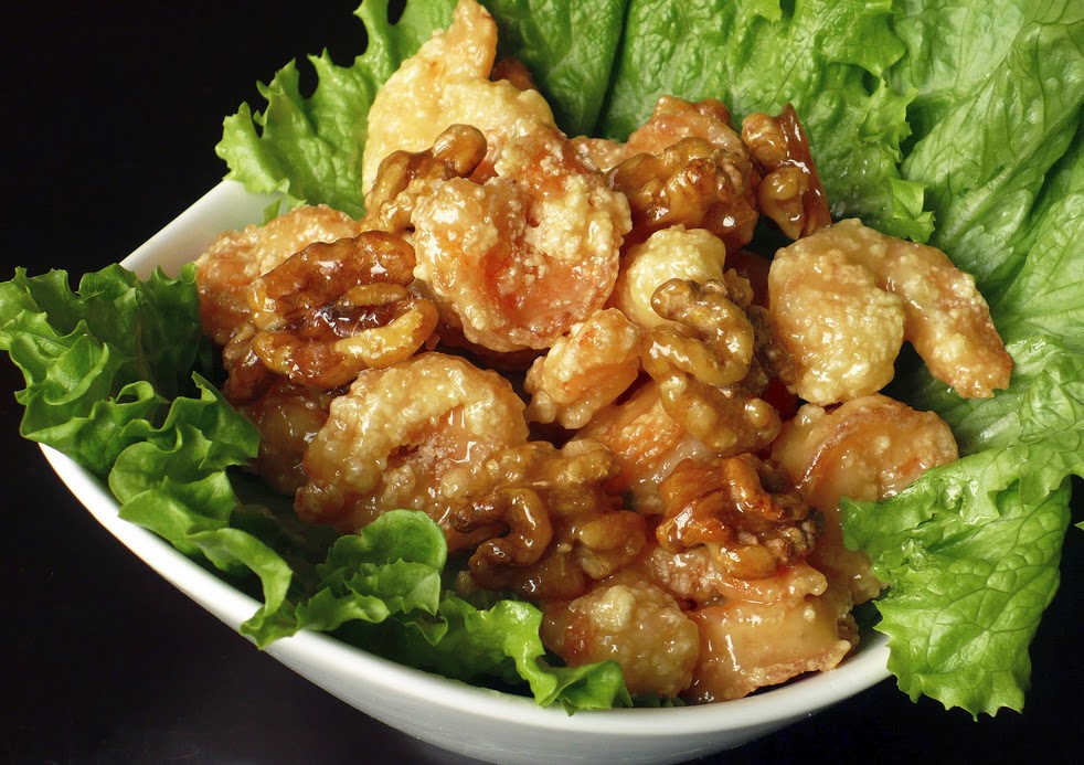 Honey Walnut Chicken and Shrimp Recipe