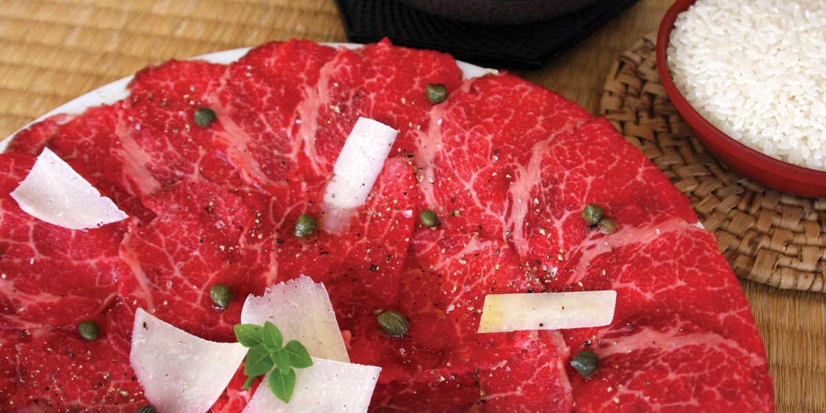 Rancho Las Luisas: Carpaccio de Filete Wagyu