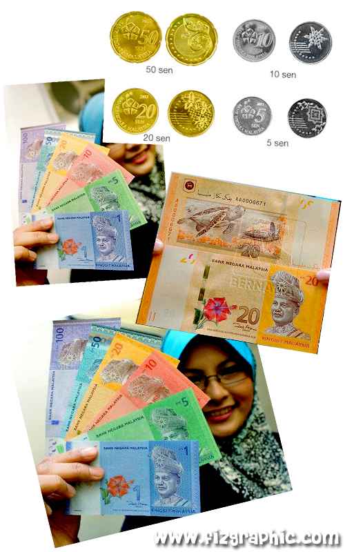Fizgraphic: Duit Baru Malaysia 2012