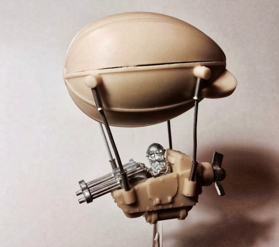 Wargame News and Terrain: Tobsen77 Miniatures: Dwarf Airship Previewed