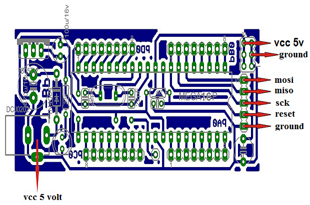 Sistem Minimum (Sismin) Atmega 16 ~ FISMANDOR