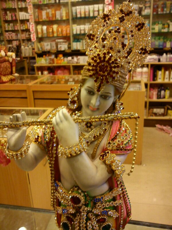 SHRINGAR COSTUMES: LORD KRISHNA IDOL /KRISHNA IDOL /DECORATED KRISHNA ...