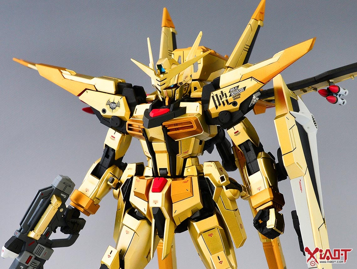 Painted Build: DM 1/100 Akatsuki Gundam