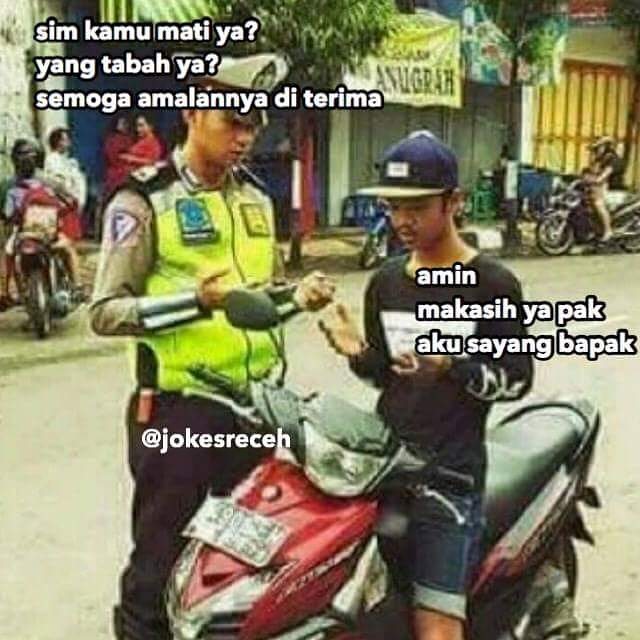 10 Meme Kocak 'Obrolan Polisi' Ini Bikin Ngakak, Absurd Abis!